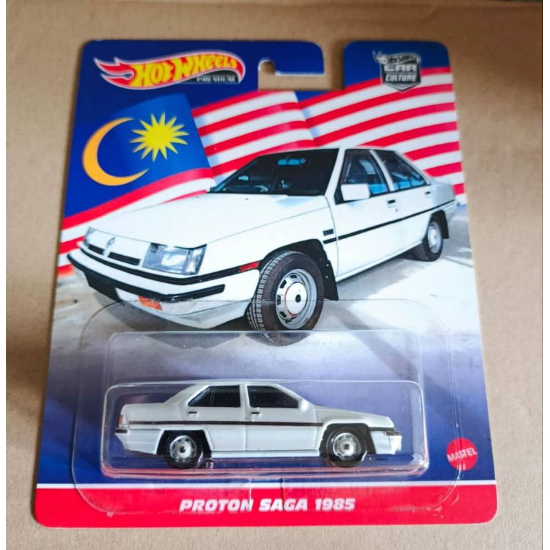 HOTWHEELS CUSTOM PROTON SAGA MALAYSIA (WHITE) | Shopee Malaysia