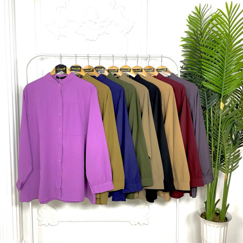 BLOUSE PLUS SIZE MURAH WOMEN MUSLIMAH CANTIK ADIRA DOLL PLAIN 6XL ...