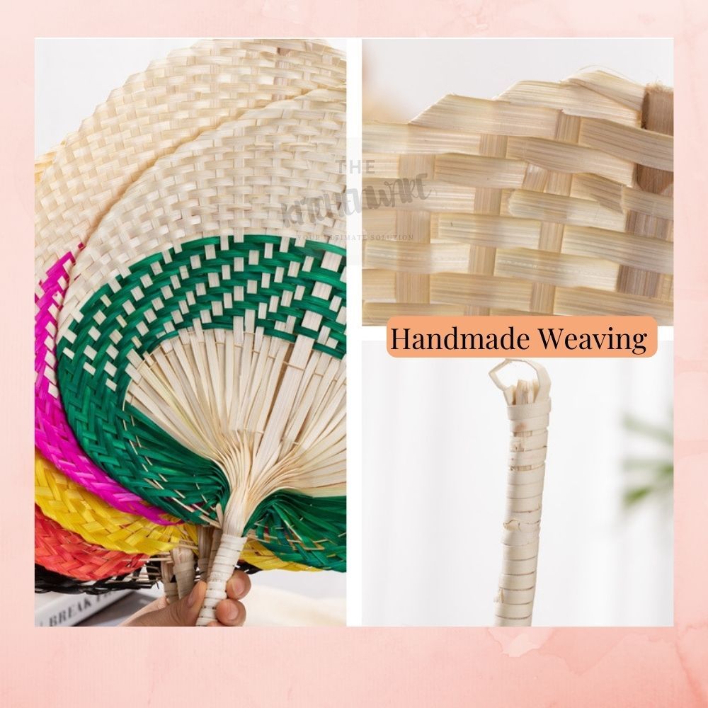 Kipas Tangan Bamboo Buluh Mengkuang Kipas Satay Sate Tradisional Kipas ...
