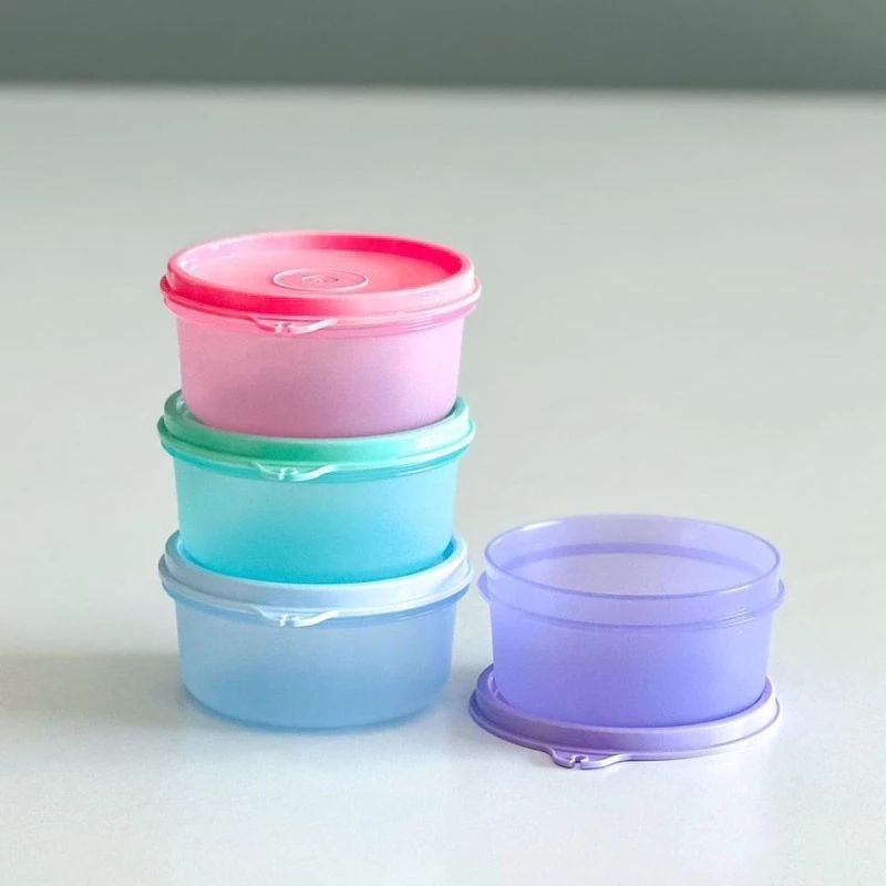 Tupperware Small Round Container (4) 190mL | Shopee Malaysia