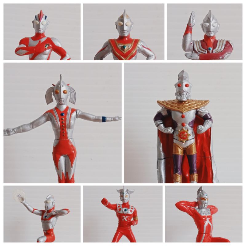 PRELOVED Gashapon Ultraman Mother Dyna Seven Tiga Shin Monster Kaiju ...