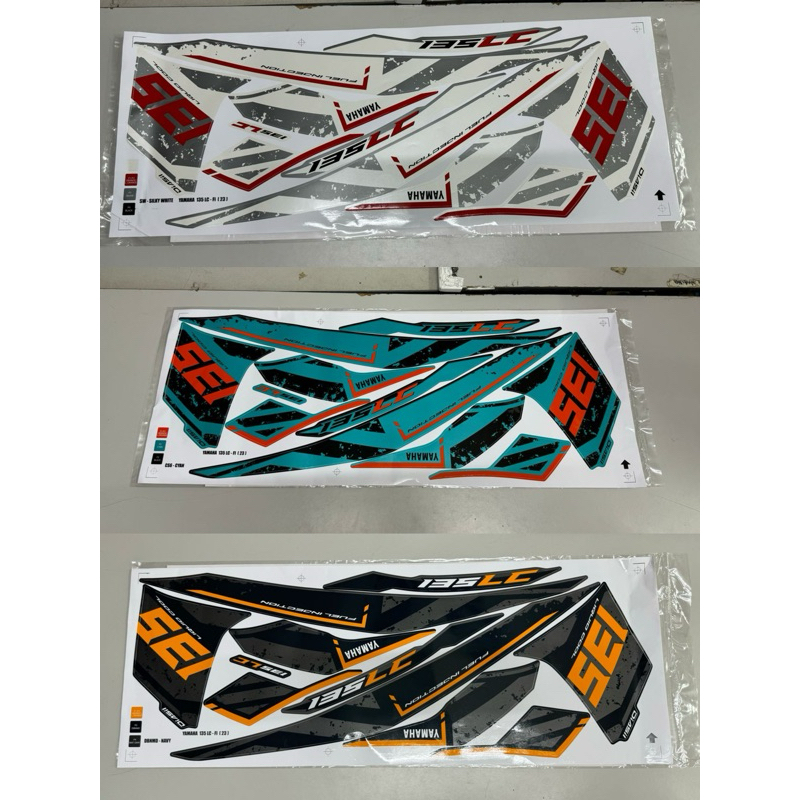stiker sticker body stripe cover set (23) yamaha lc135 lc 135 v8 LC135 FI | Shopee Malaysia