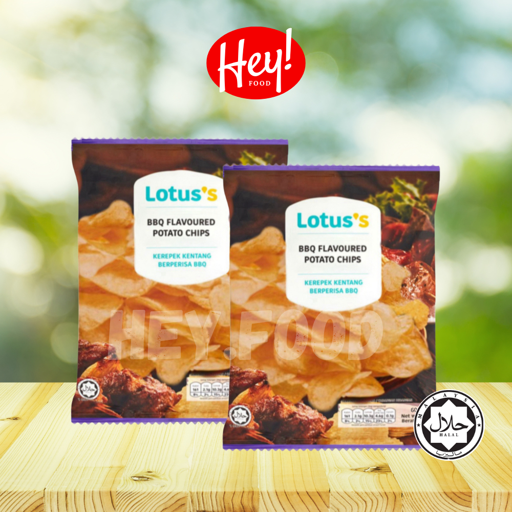 LOTUS'S Potato Chips (55g - 60g) Original/ BBQ/ Tom Yum/ Tomato/ Hot ...
