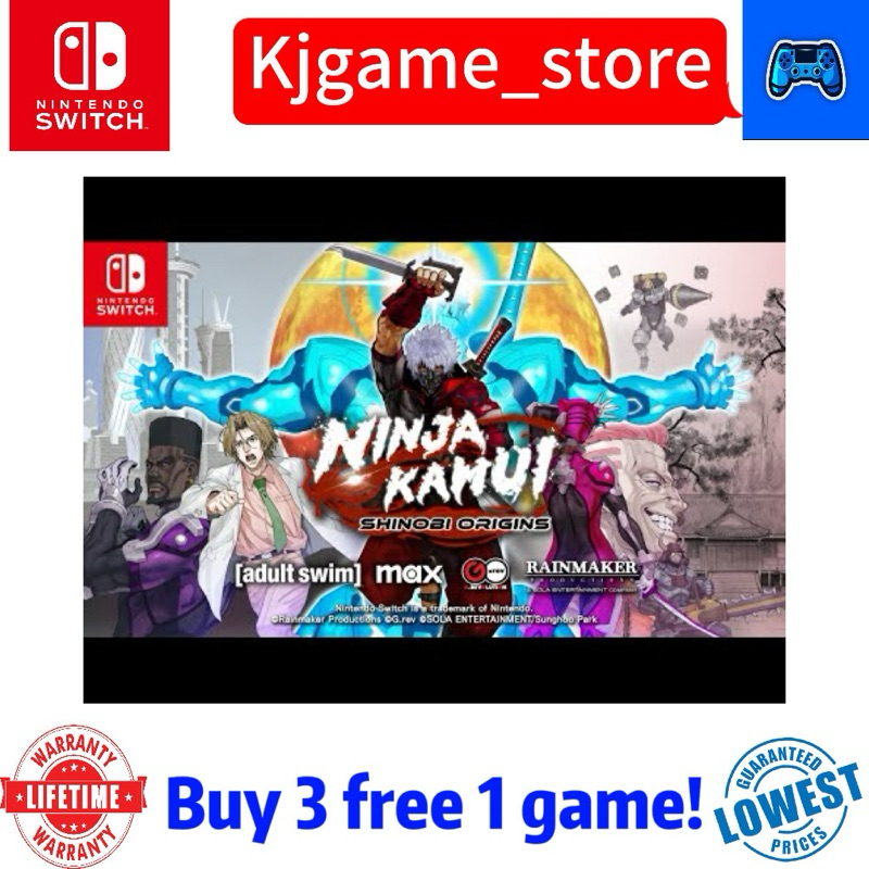 Nintendo switch Ninja Kamui Shinobi Origins *digital* 忍 零号 | Shopee ...