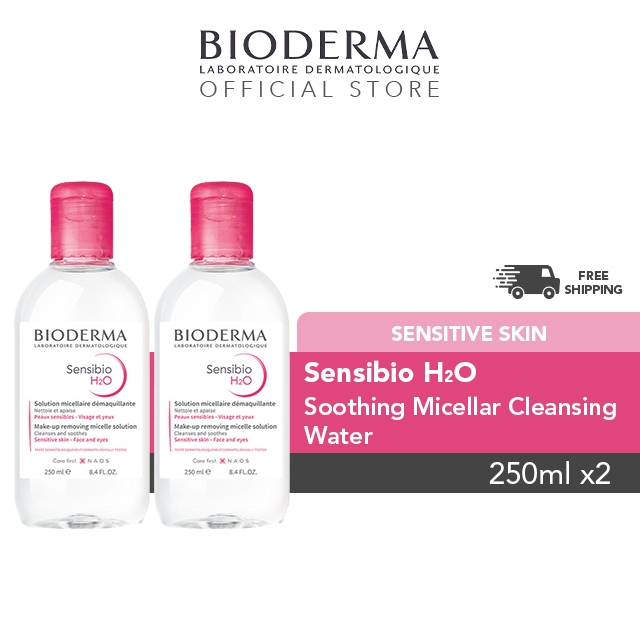 Bioderma Sensibio H2O Soothing Micellar Water 250ML - Makeup Remover for Sensitive Skin [Exp ...