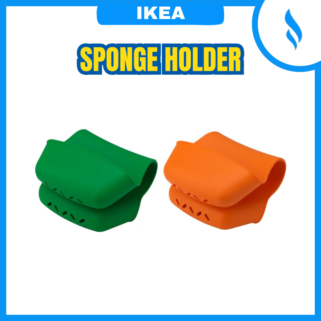 IKEA Sponge Sink Holder Rubber Dispenser Easy to Dry Tempat Letak Span ...