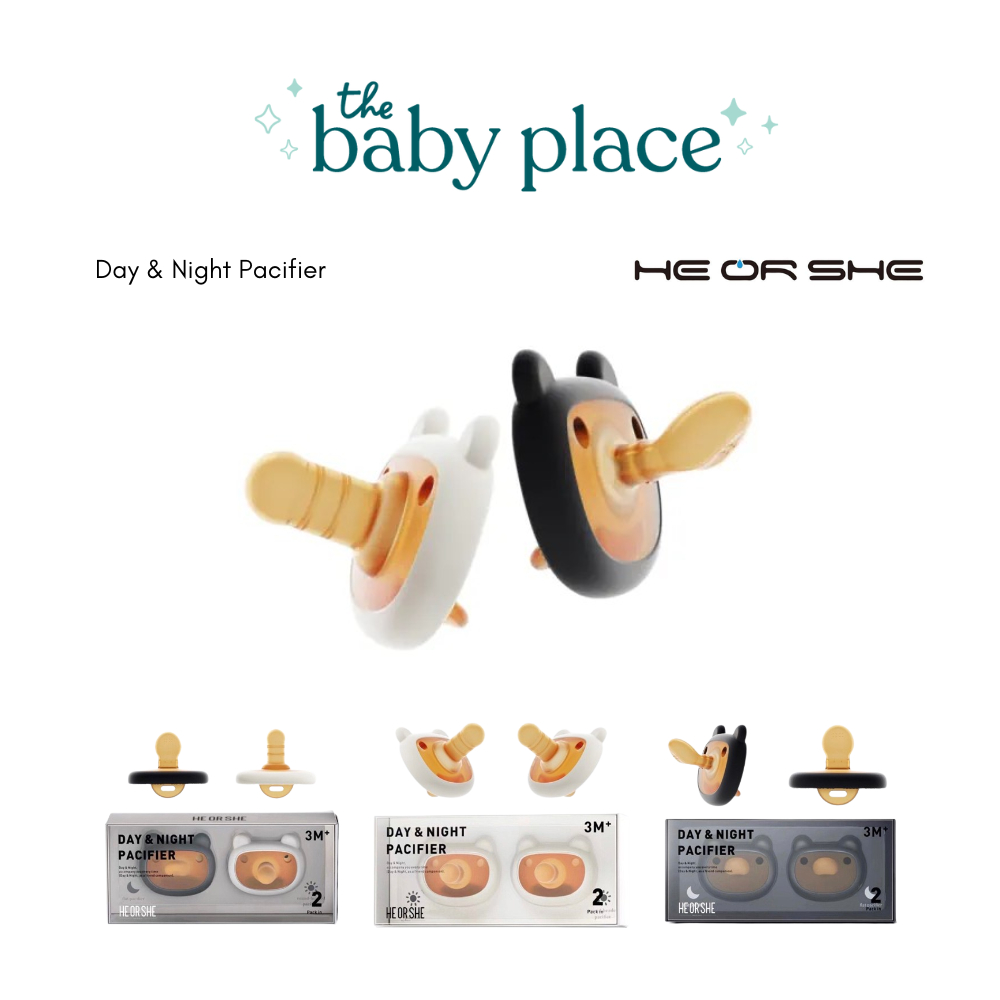HE OR SHE Day and Night Pacifier (come with storage box) | Shopee Malaysia