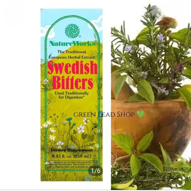 Nature's way NatureWorks, Swedish Bitters, 8.45 fl oz (250 ml) [Expiry ...