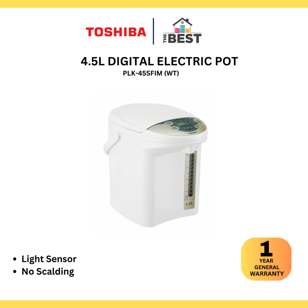 Toshiba 4.5L thermo Pot PLK-45SFIM (WT) | Shopee Malaysia