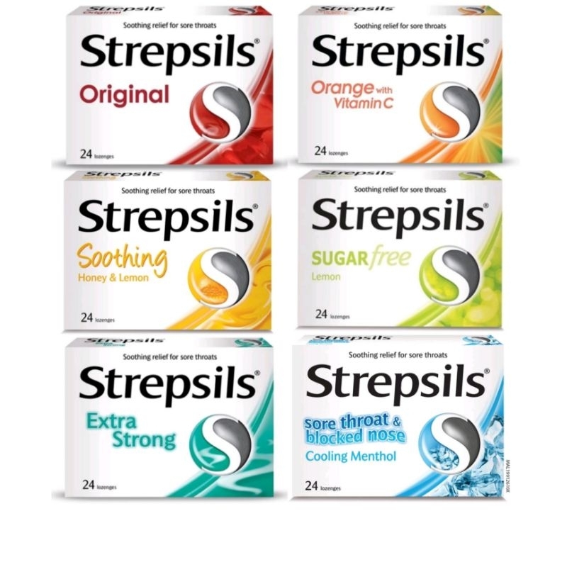 STREPSILS 24 Original | Orange Vitamin C | Soothing Honey Lemon | Sugar ...