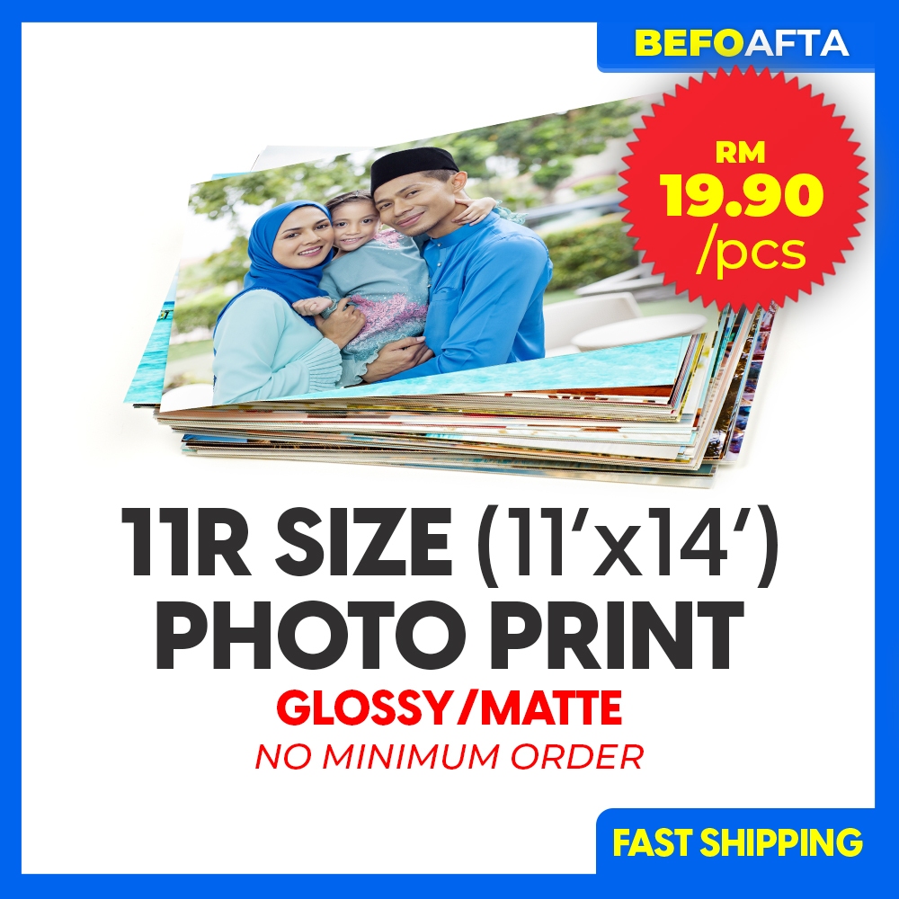 FUJIFILM Photo Print 11R - Cuci Gambar 11R - Print - Digital Photo Print | Shopee Malaysia