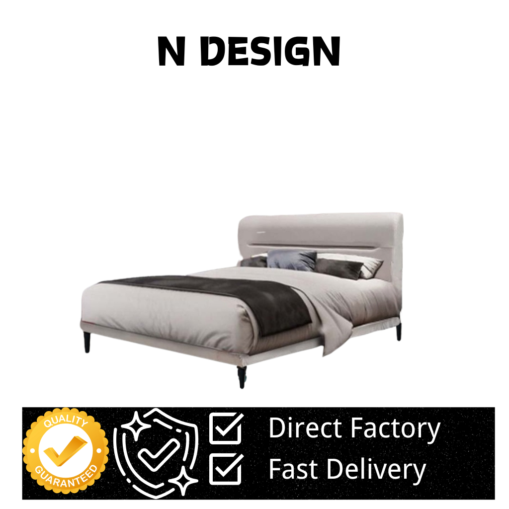 [N Design]Queen Size Divan Queen Bed Frame Katil Queen Bedding ...