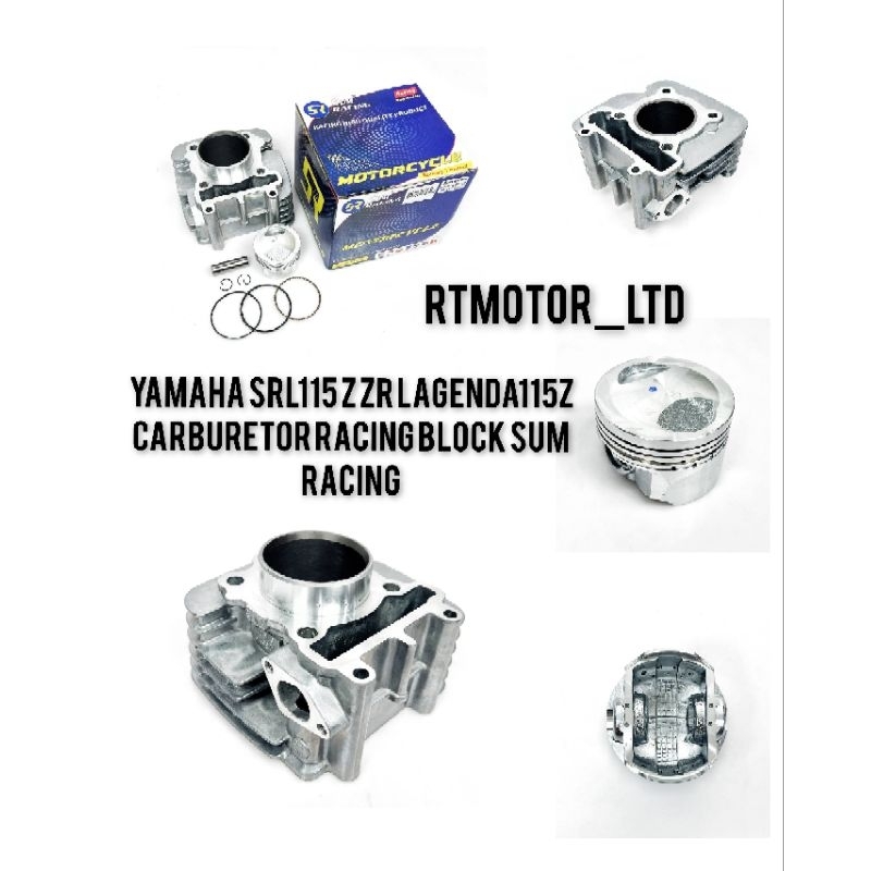 YAMAHA SRL115 Z ZR LAGENDA115Z ( CARBURETOR ) RACING BLOCK COMPLETE SET ...