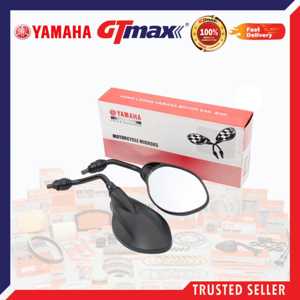 SIDE MIRROR YAMAHA 125Z /125ZR / Y125ZR/ Y125ZR SIDE MIRROR CERMIN SISI ...