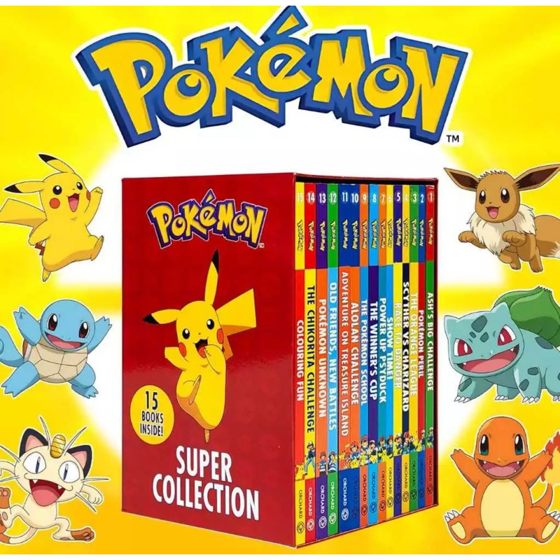 [READY STOCK] Pokemon Adventure Collection (15 books) | Shopee Malaysia