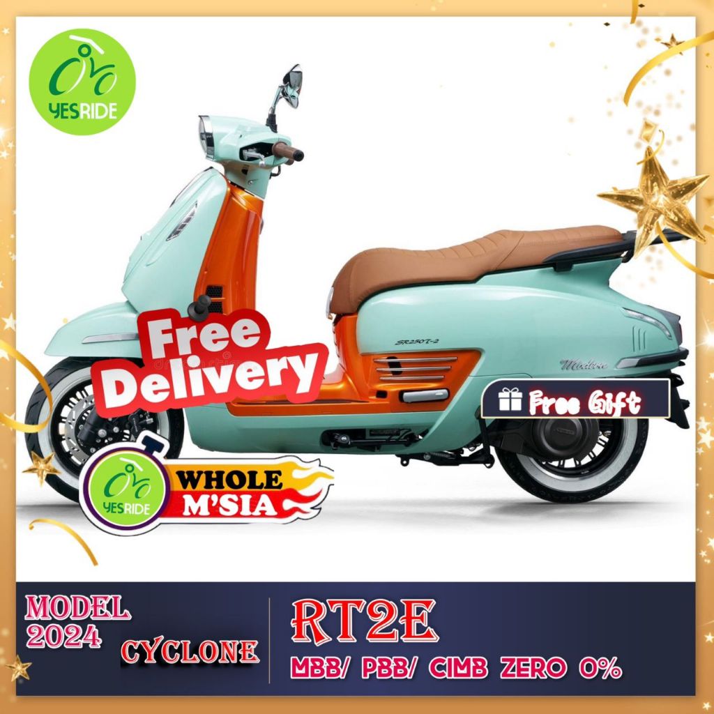 CYCLONE RT2E New Model 2024 pre-order | Shopee Malaysia