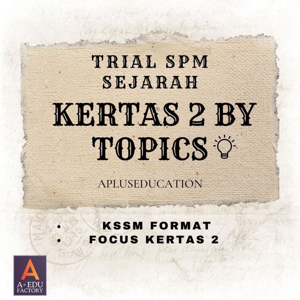 [📚PDF] SPM KERTAS 2 SEJARAH TRIAL BY TOPIC 2022 (PDF) KSSM FORMAT | Shopee Malaysia