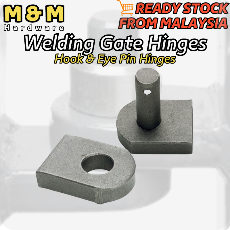 Welding Gate Hinges Set 3/8" x 1.1/4" x 2" Door Ear Bracket Gate Pin ...