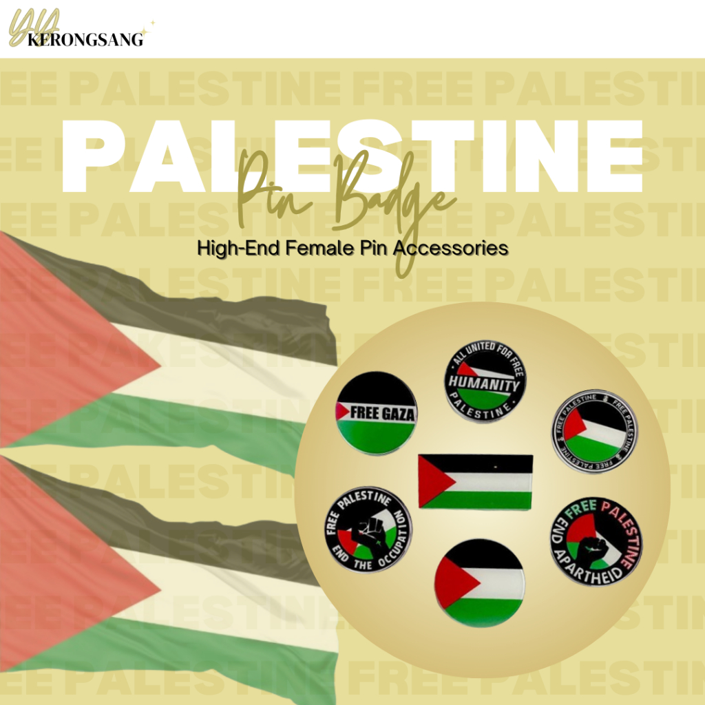 Pin Badge Bendera Palestine Flag Pin Brooch Free Gaza Pin Palestine ...