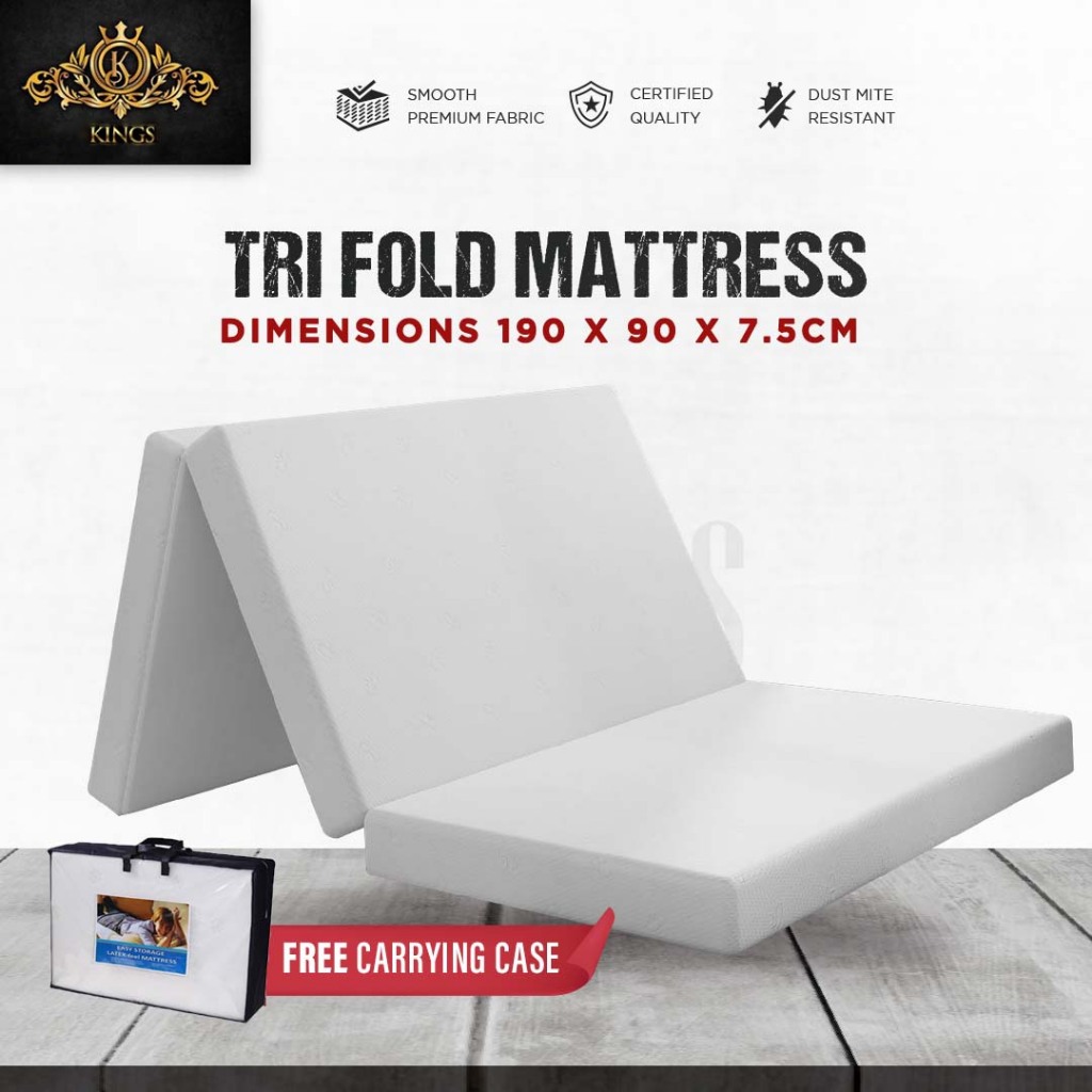【Free Protector + Bag + Delivery】KH Tilam Mattress Tri Foldable ...