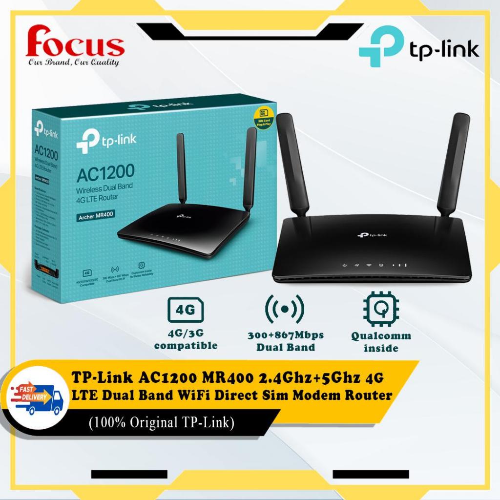 TP-Link AC1200 2.4Ghz+5Ghz 4G LTE Dual Band WiFi Direct Sim Modem ...