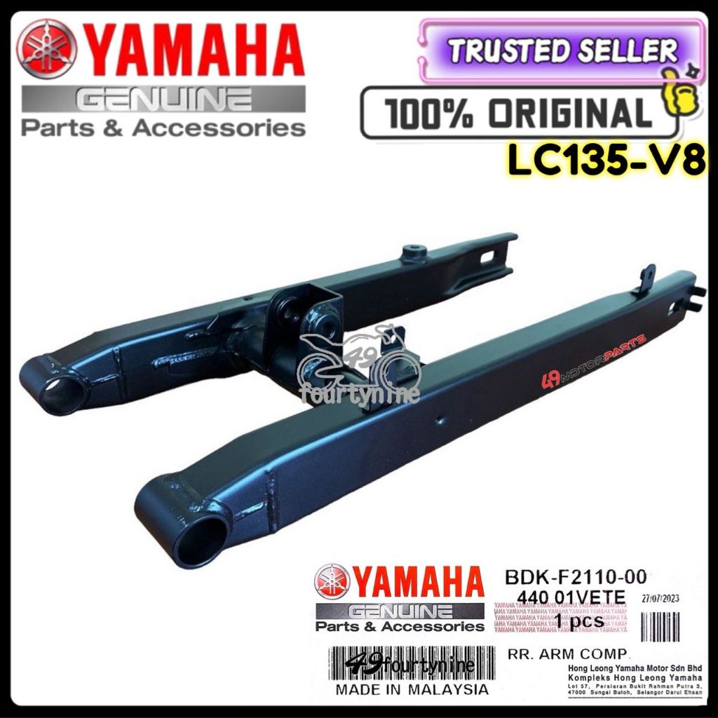 100% ORIGINAL LC135 V8 LC135 Fi REAR ARM / SWING ARM / SWIM ARM BDK ...