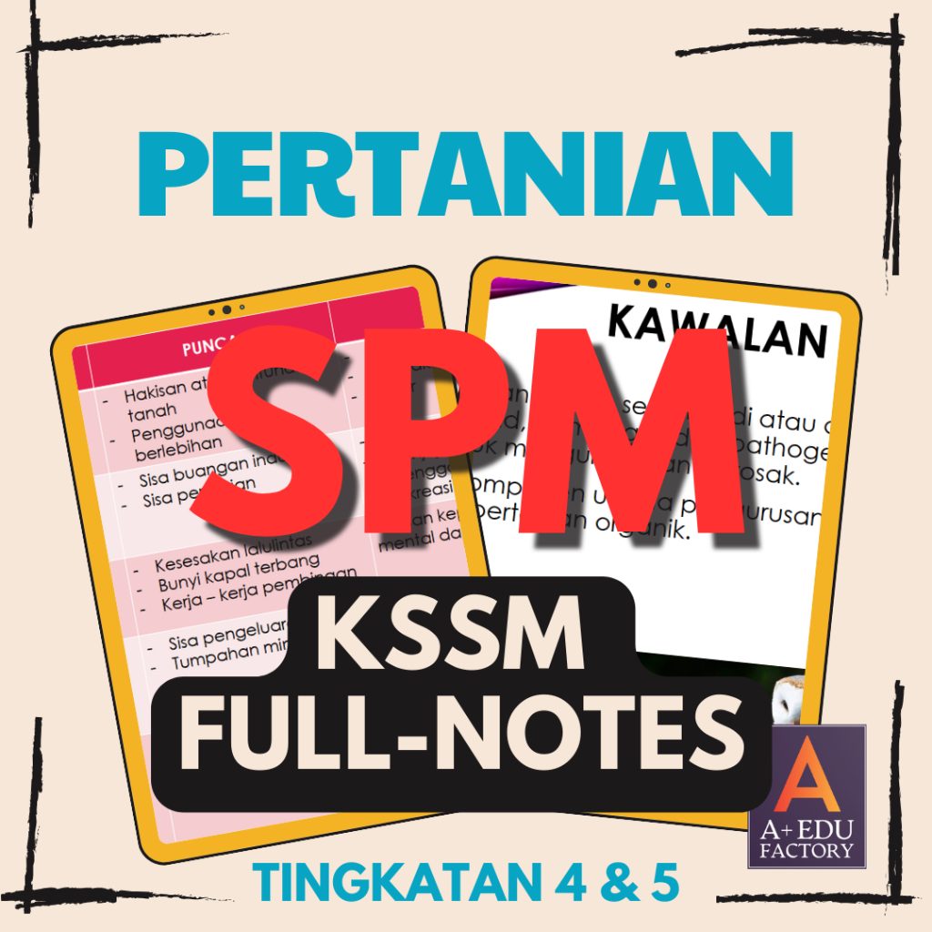 [📚PDF] NOTA LENGKAP PERTANIAN [SPM] KSSM A+ NOTES | Shopee Malaysia