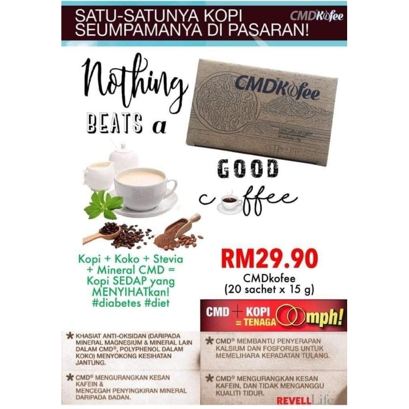 Robusta Coffee CMD stevia (Original from HQ Revell) | Shopee Malaysia