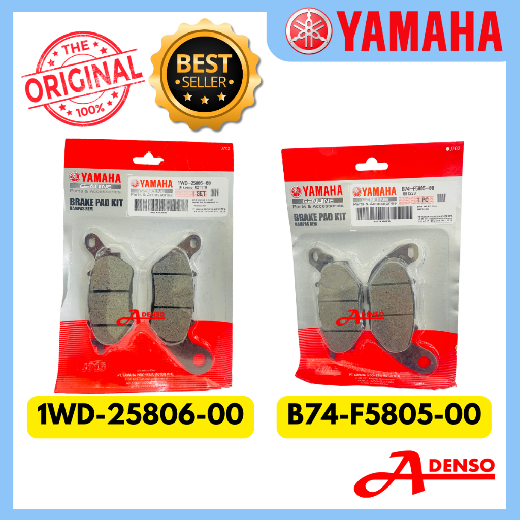 R25 BRAKE PAD LINING ORIGINAL100%YAMAHA XMAX 250 300 REAR FRONT PAD R25 ...