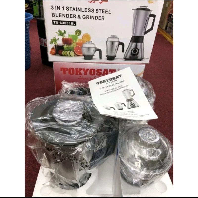 3 in 1 stainless steel blender+grinder ( made in japan ) | Shopee Malaysia