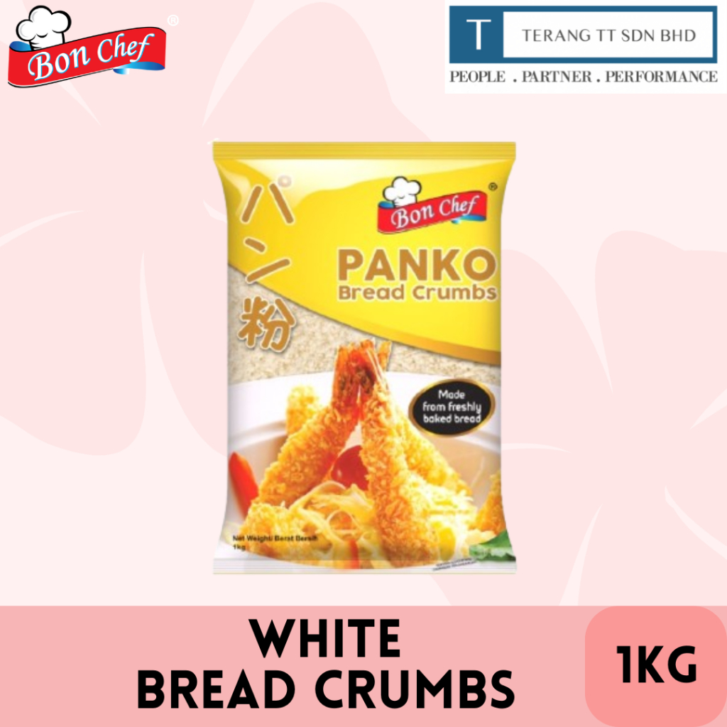 Bon Chef Panko Bread Crumbs White 1KG | Shopee Malaysia