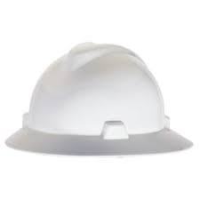 MSA 475369 WHITE SAFETY HAT C/W FASTRAC SUSPENSION | Shopee Malaysia
