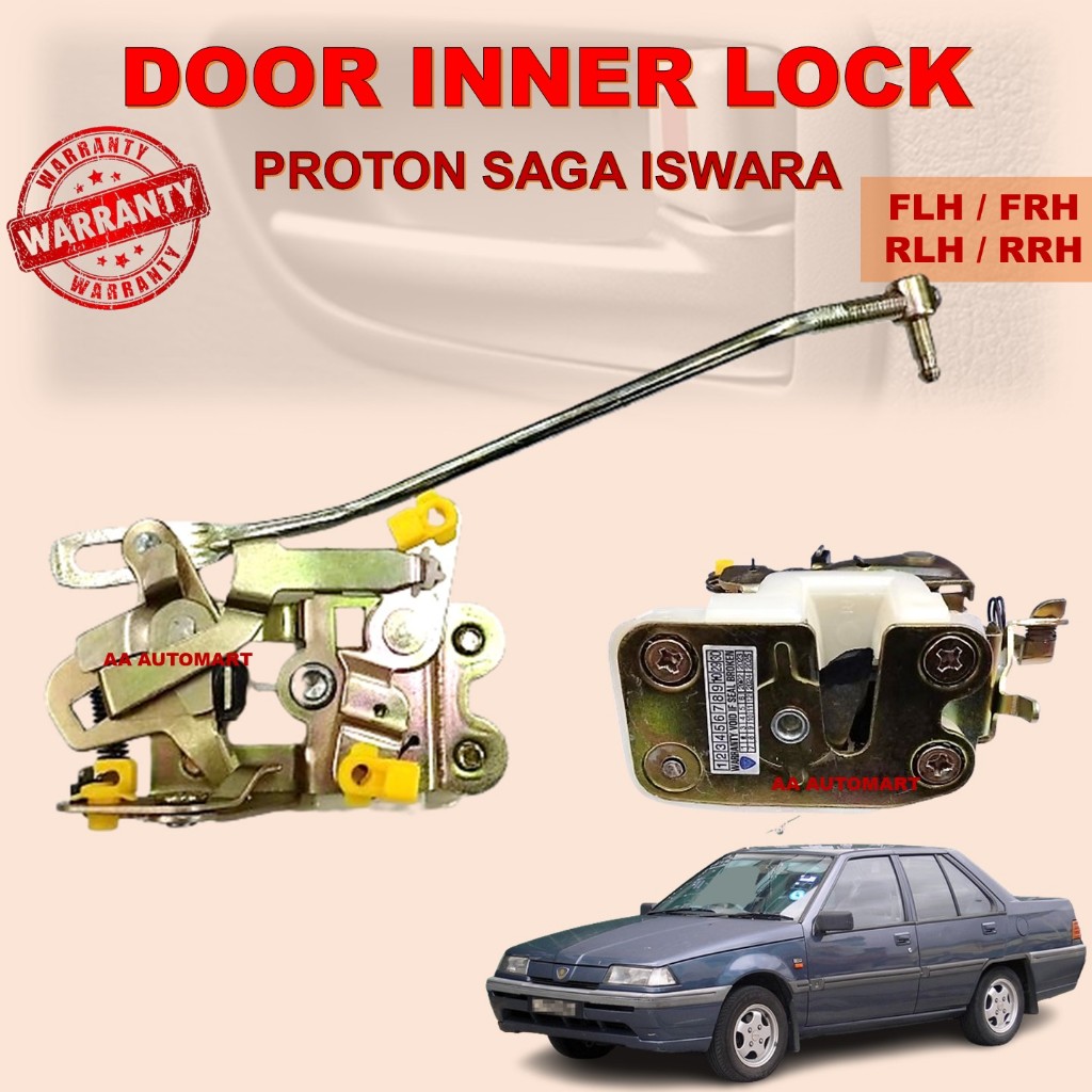 WARRANTY Proton Saga Iswara Door Inner Lock Pintu Lock Bahagian Dalam ...