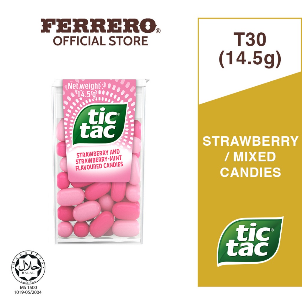 Tic Tac Breath Mint - Strawberry (15g) | Shopee Malaysia