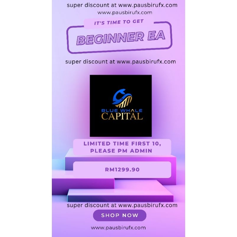 🔥PausBiruFX🔥limited edition Beginner EA🔥ROBOT MT4 Expert advisor ... 🔥PausBiruFX🔥limited edition Beginner EA🔥ROBOT MT4 Expert advisor ...