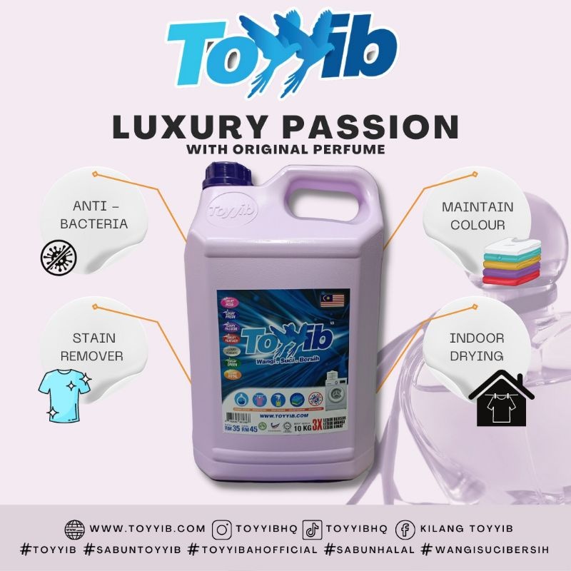 Sabun Pencuci Pakaian Toyyib Sabun Basuh Baju Halal JAKIM 250ml SAMPLE ...