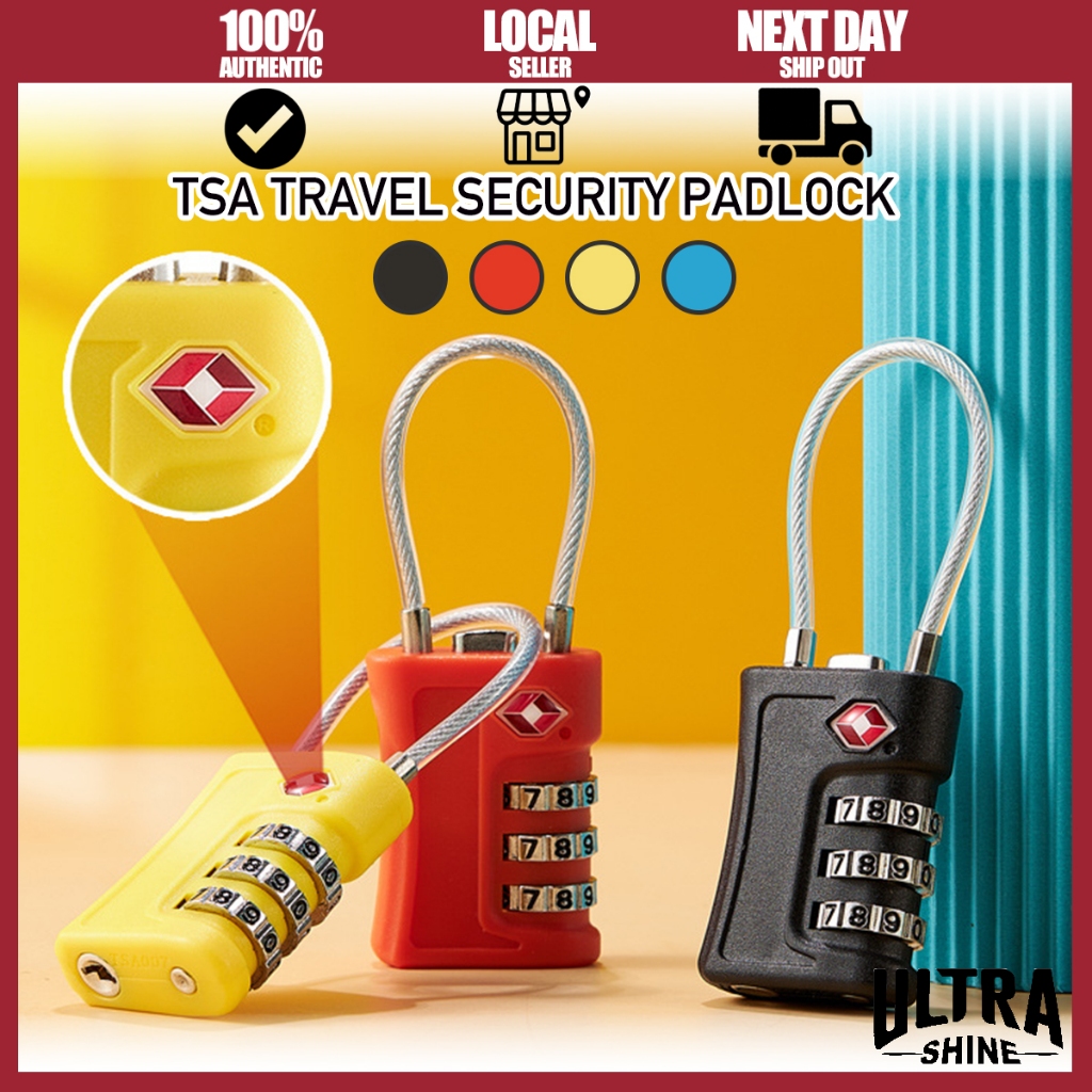 [MY] TSA 3 Digit Password Luggage Lock/ TSA Luggage Lock/ 3 Digit ...