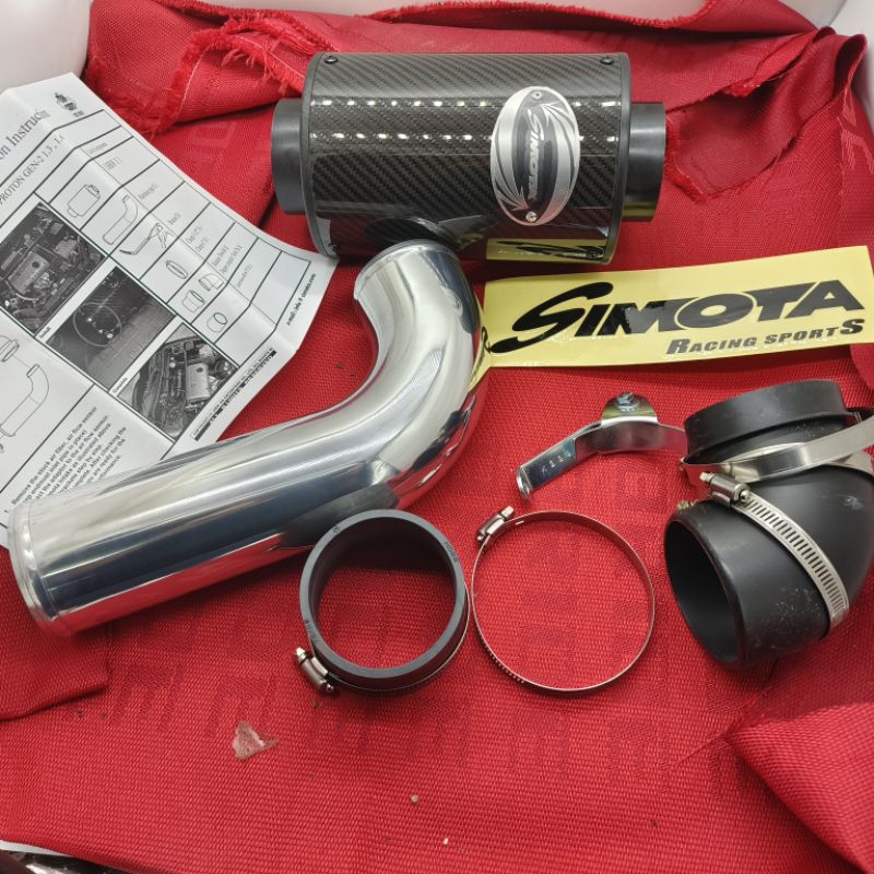 PROTON SATRIA NEO/ GEN2 CAMPRO, CPS, R3 SIMOTA Carbon Fiber Air Charger ...