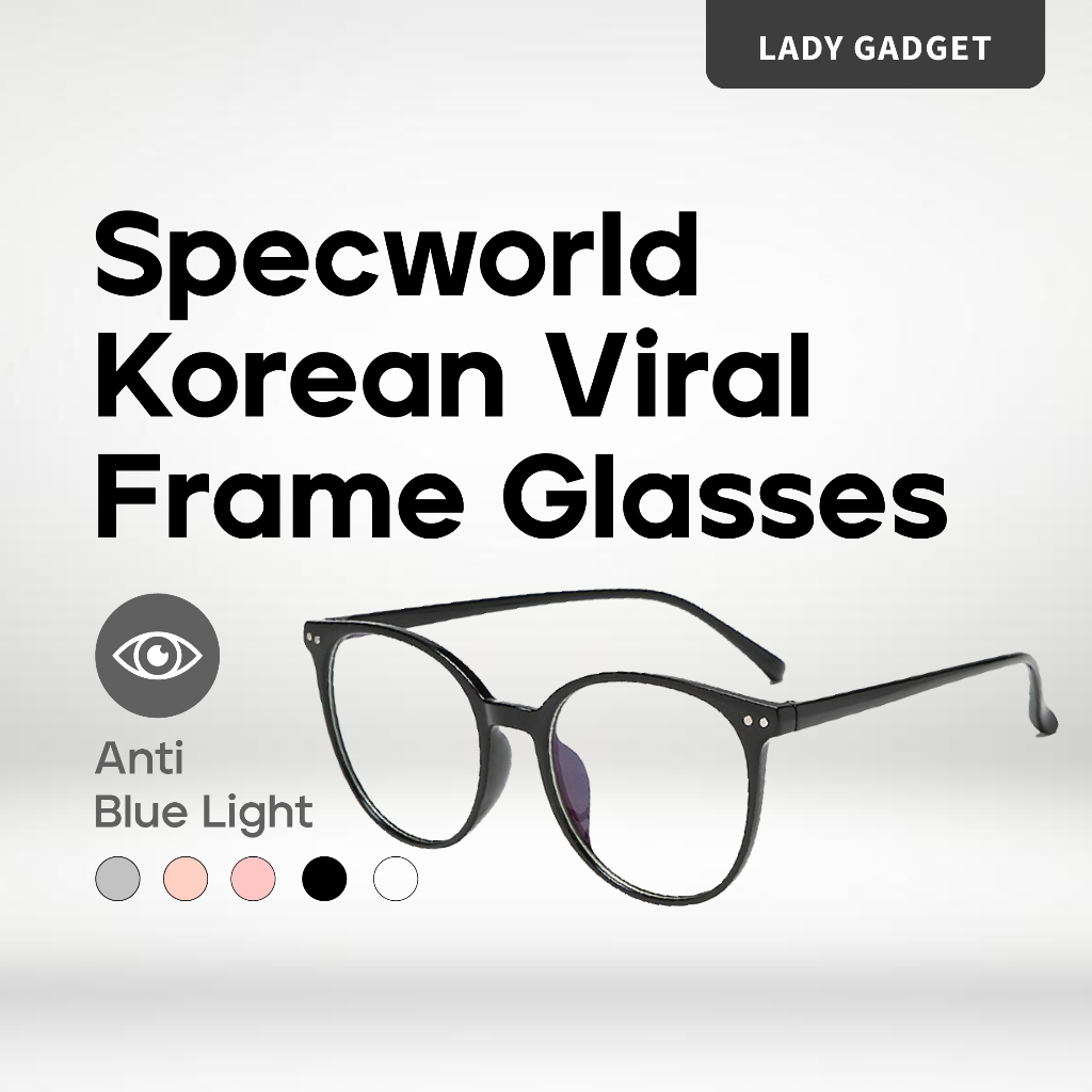 Specworld Korean Viral Frame Glasses Cermin Mata Spek Spec Anti Blue ...