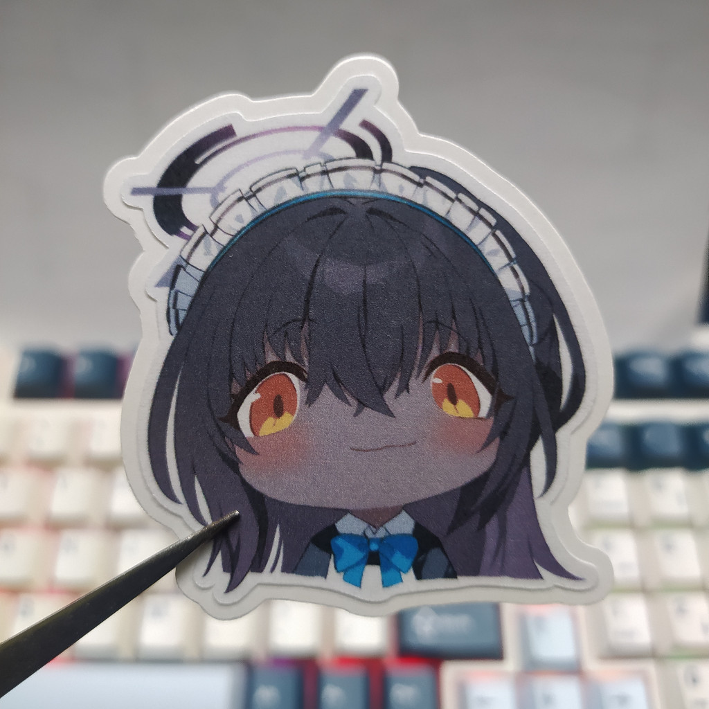 Blue Archive Meme Stickers ( Laminated ) - Wide Face Series - Anime ...