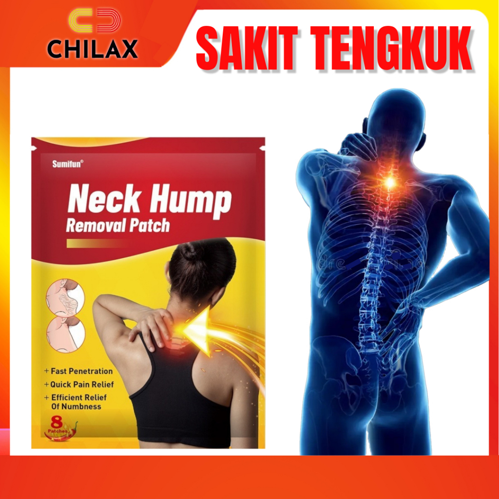 Neck Hump Painless Bengkak Pain Relief 富贵包贴 8片 | Shopee Malaysia