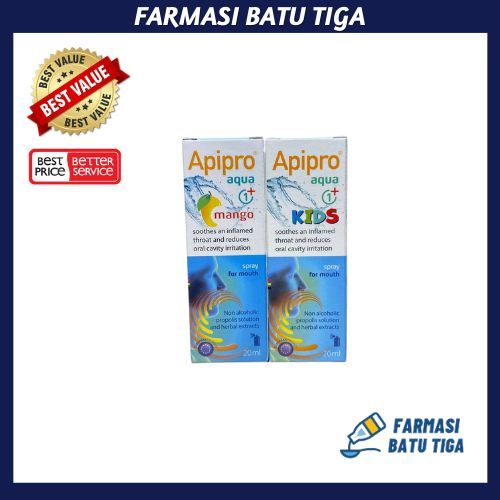 APIPRO AQUA KIDS MOUTH SPRAY ORIGINAL / MANGO FLAVOUR 20ML | Shopee ...