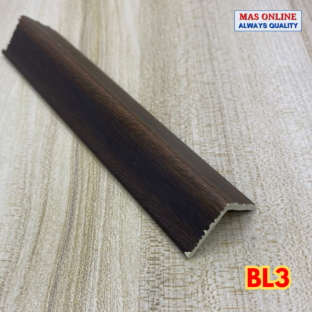 Panel Dinding L PROFILE Fluted wall panel WPC Fluted Panel PVC Edging ...