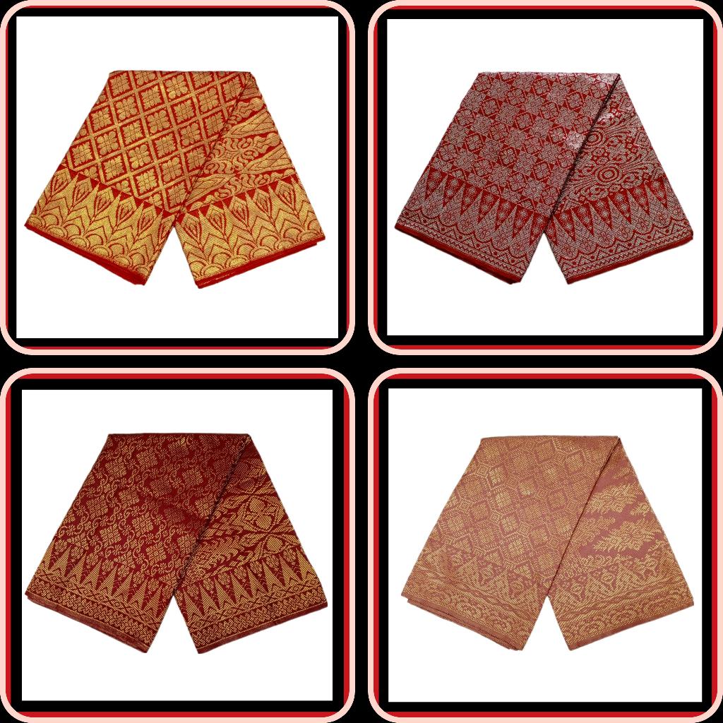 SAMPIN SONGKET TENUN💥CHILLI MERAH & MAROON & DUSTY PINK💥 DEWSA SIAP ...