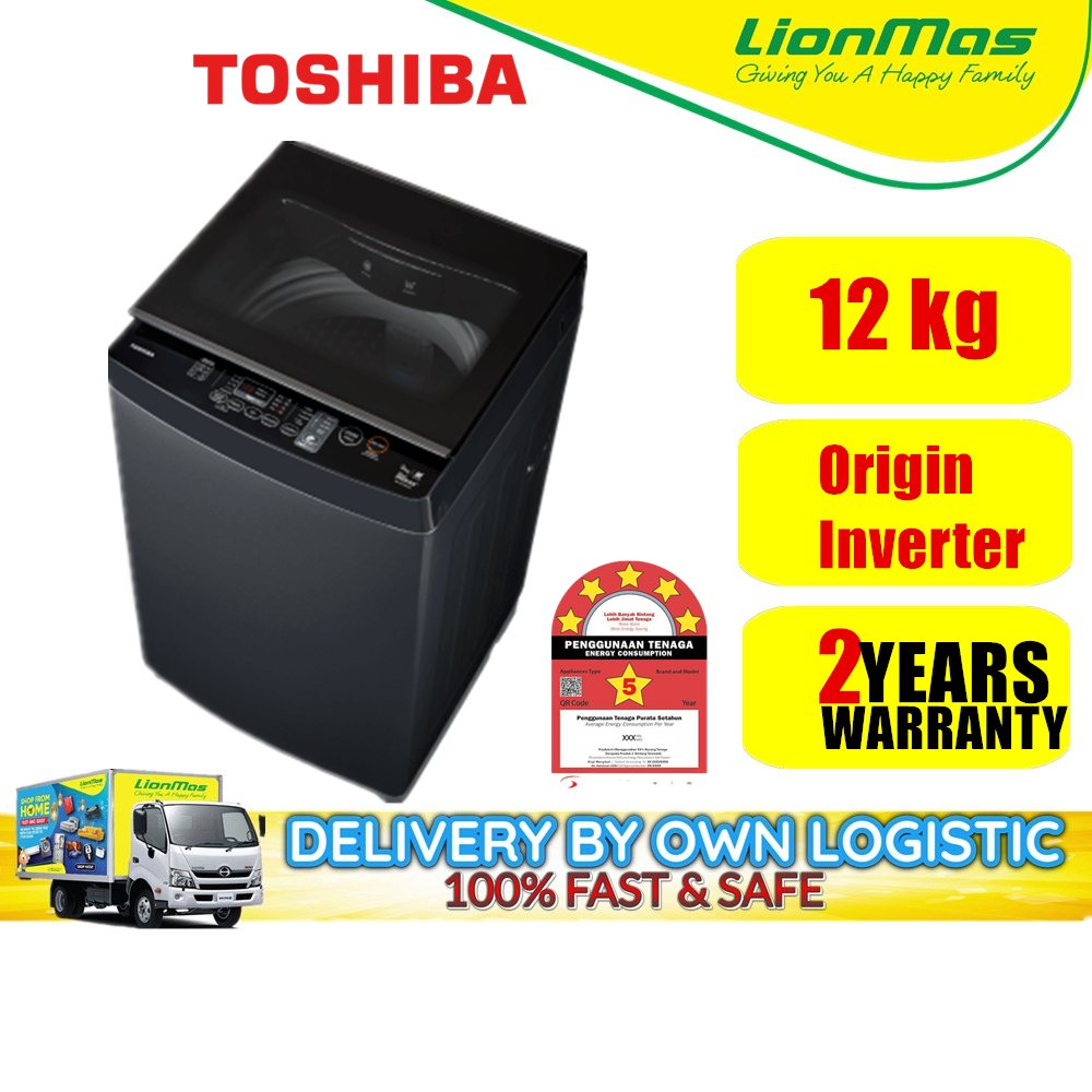 TOSHIBA 12kg Origin Inverter Washer AW-DUK1300KM Washing Machine ...