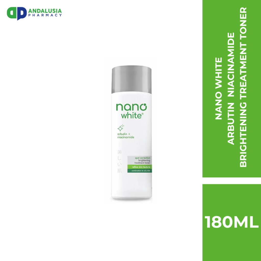NANO WHITE ARBUTIN NIACINAMIDE BRIGHTENING TREATMENT TONER 180ML ...