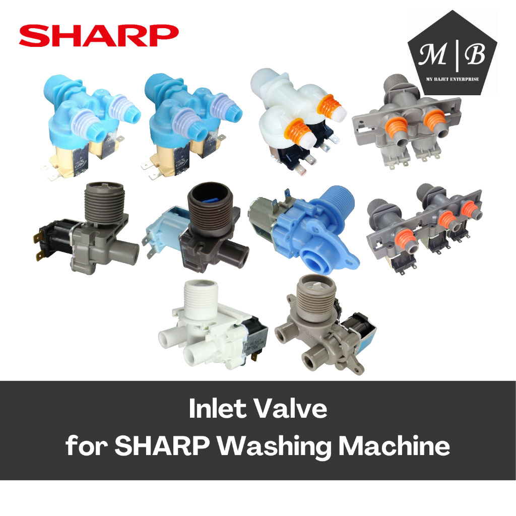 Water Inlet Valve for SHARP Washing Machine / Inlet Valve Mesin Basuh ...