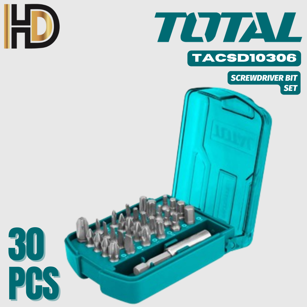 TOTAL 30 Pcs Screwdriver Bits Set / TOTAL Screwdriver Bits Set ...