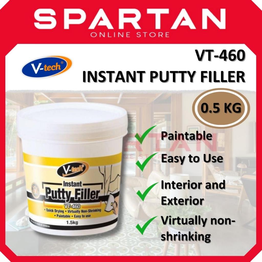 V-TECH VT-460 Instant Putty Filler Wall Filler / Wall Filler Tampal ...