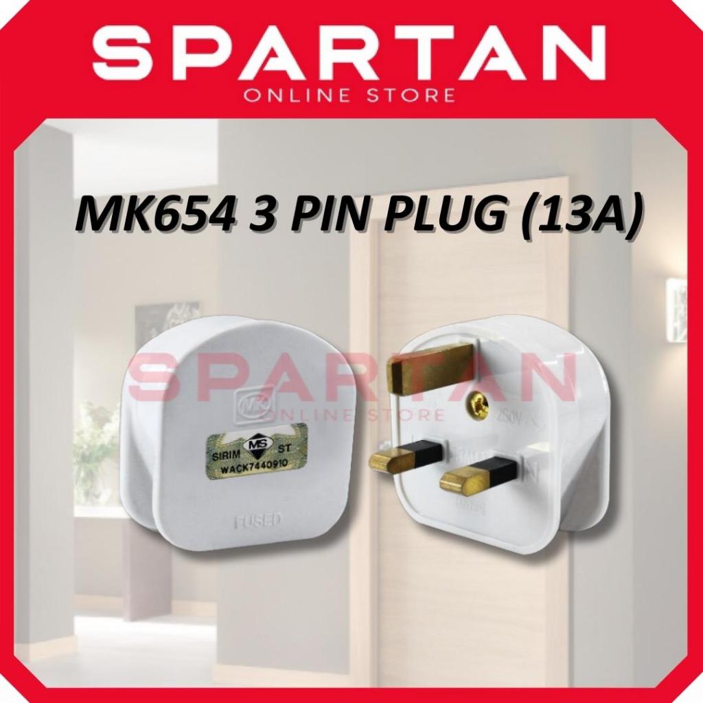 [SIRIM APPROVED] MK 3 Pin Plug (13A) MK654 Plug Top MADE IN MALAYSIA ...